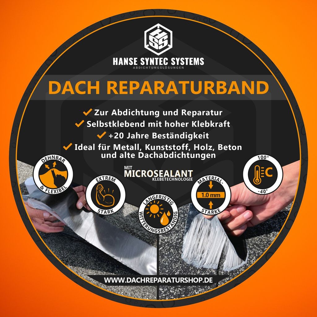 HSS® Dach Reparaturband, MicroSealant | Kaufland.de
