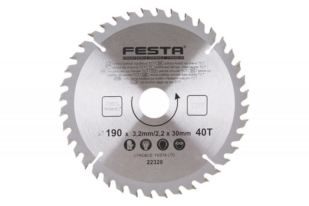 Kotouč pilový FESTA SK 190/3.2/30mm 40T | Kaufland.cz