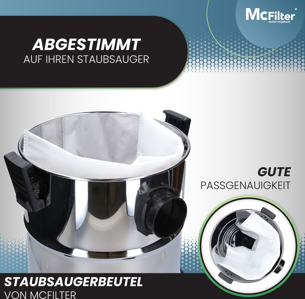 McFilter | 10 Staubsaugerbeutel 25l | | Kaufland.de