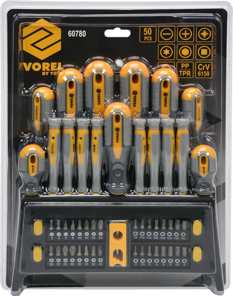 Vorel Sada šroubováků 50ks 60780 | Kaufland.cz