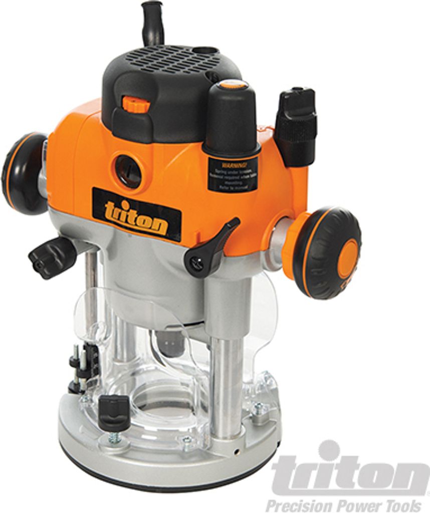 Triton TRA001 Přesná frézka 2400 W 0 - 68 mm s dvojitou