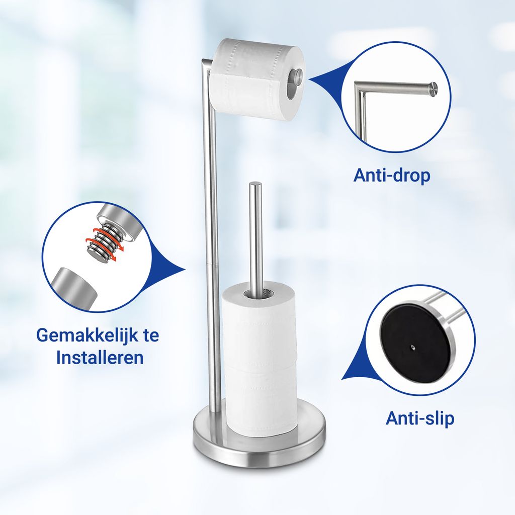 VDN Stainless WC-Rollenhalter stehend - | Kaufland.de