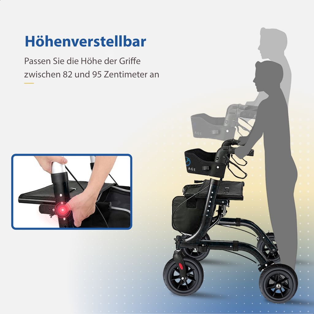 Safe Age® Rollator: Leicht und faltbar – mit | Kaufland.de