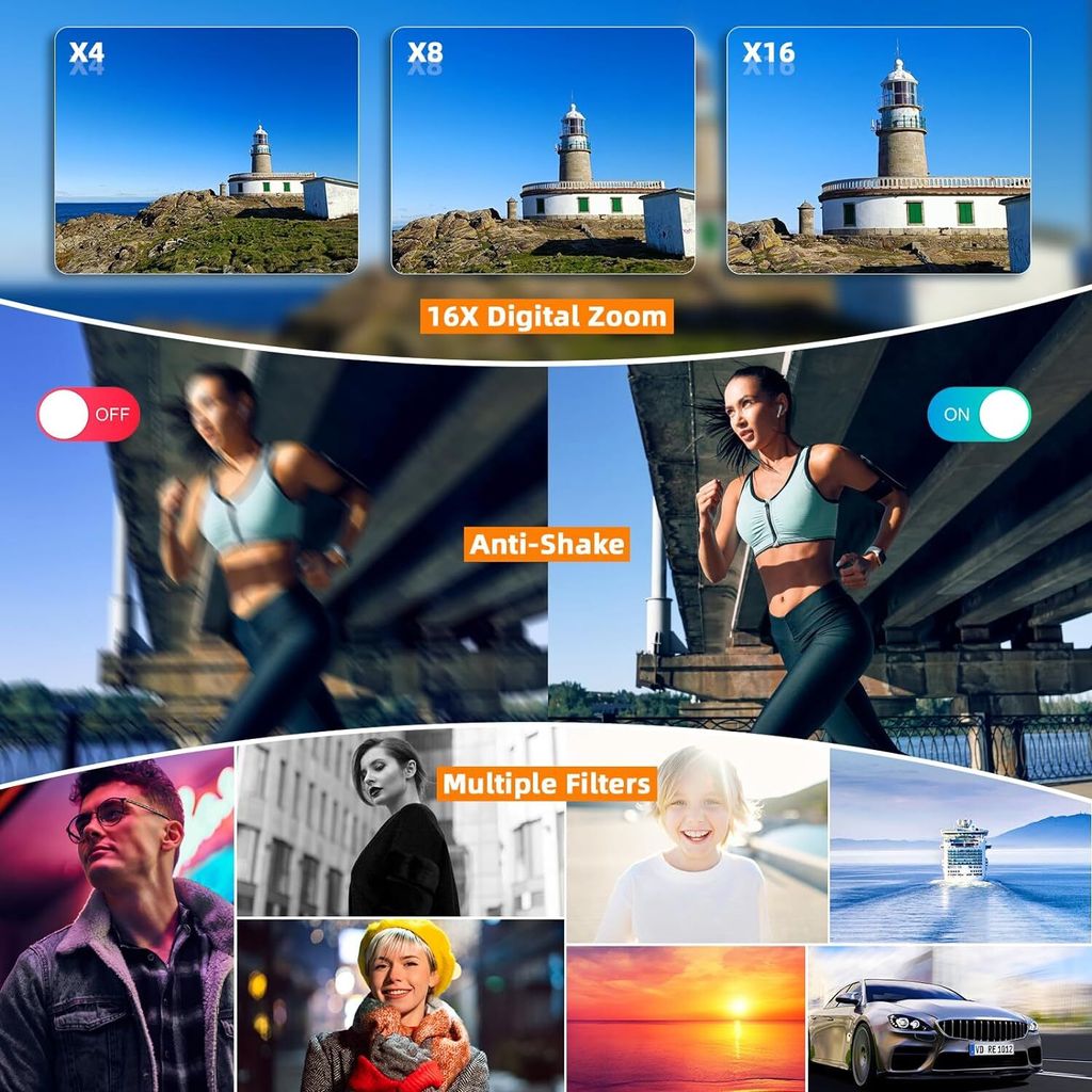 Fine Life Pro W5 Digitálne fotoaparáty 4K, | Kaufland.sk