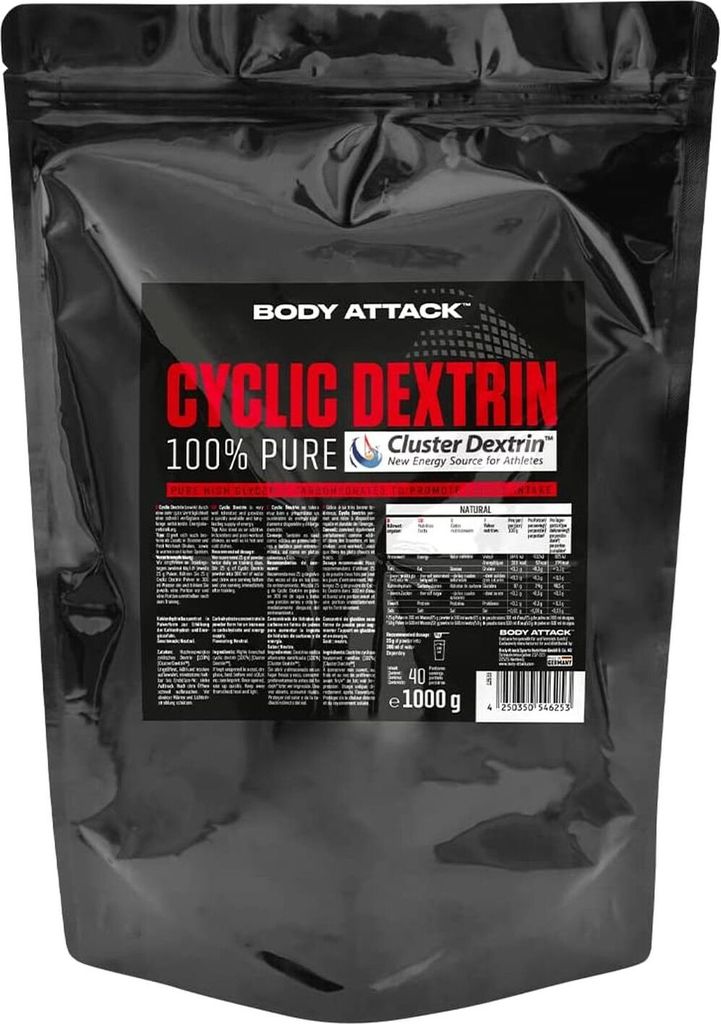 Body Attack Cyclic Dextrin – 1000 g Natural | Kaufland.de