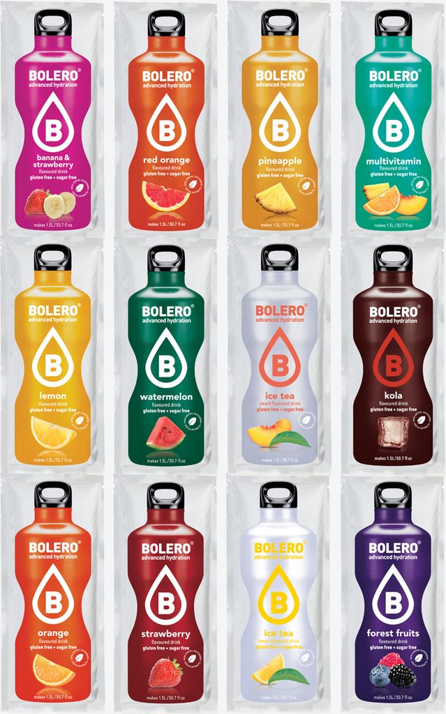 Bolero Mix Box 12 sáčkov s nápojovým práškom bez cukru 9g