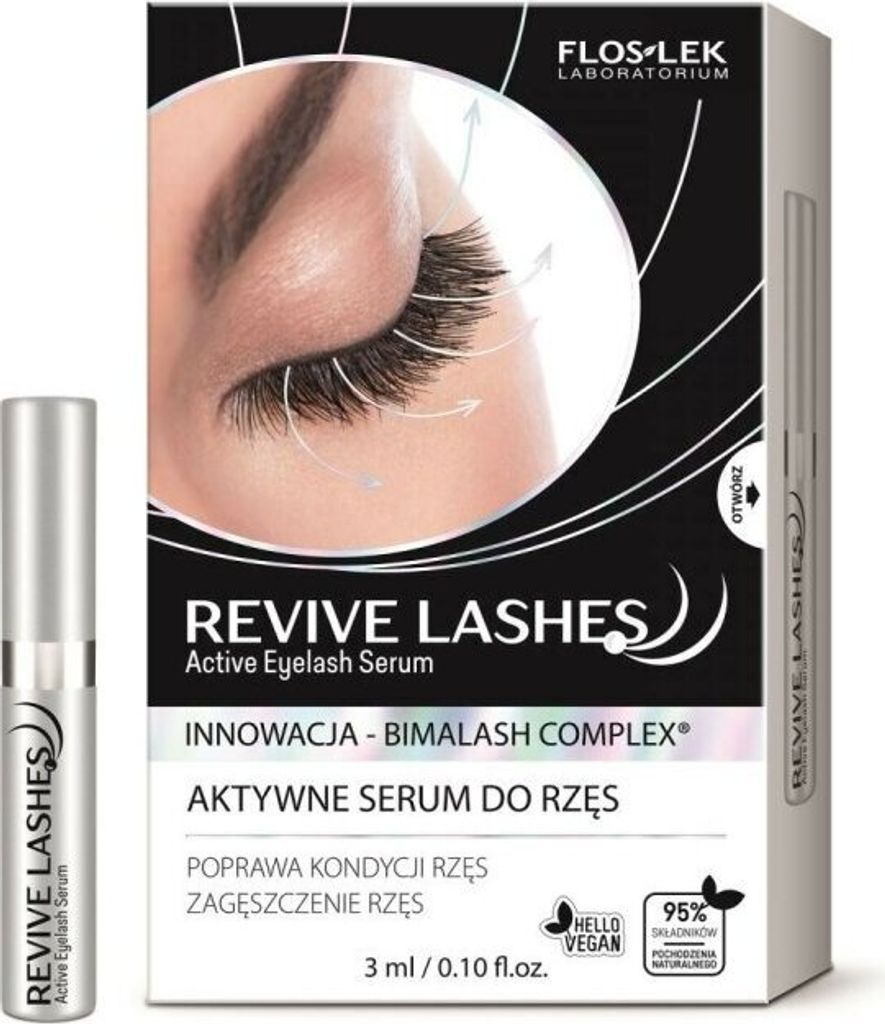 Revive Lashes Active Eyelash Serum 3ml 0.10 fl.oz. Bimalash