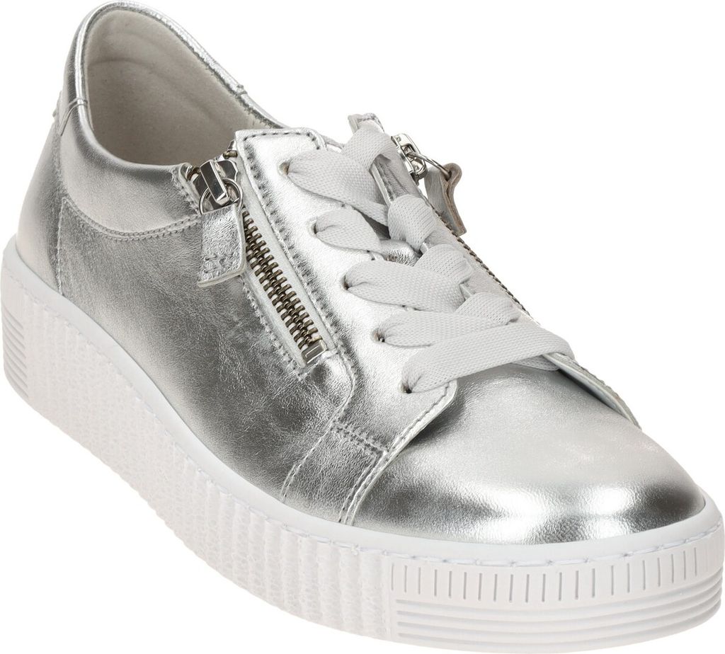 Gabor Shoes Sneaker - Silber Metallic Leder : | Kaufland.de