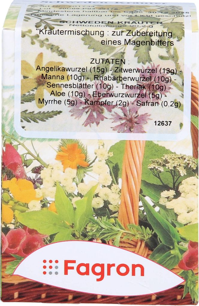 Fagron Schwedenkräuter Kräutermischung zur Herstellung