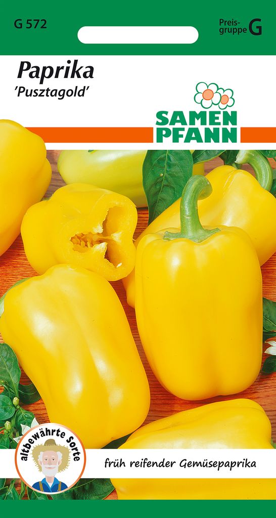 Paprika Gelbe Pusztagold milde Sorte - Samen | Kaufland.de