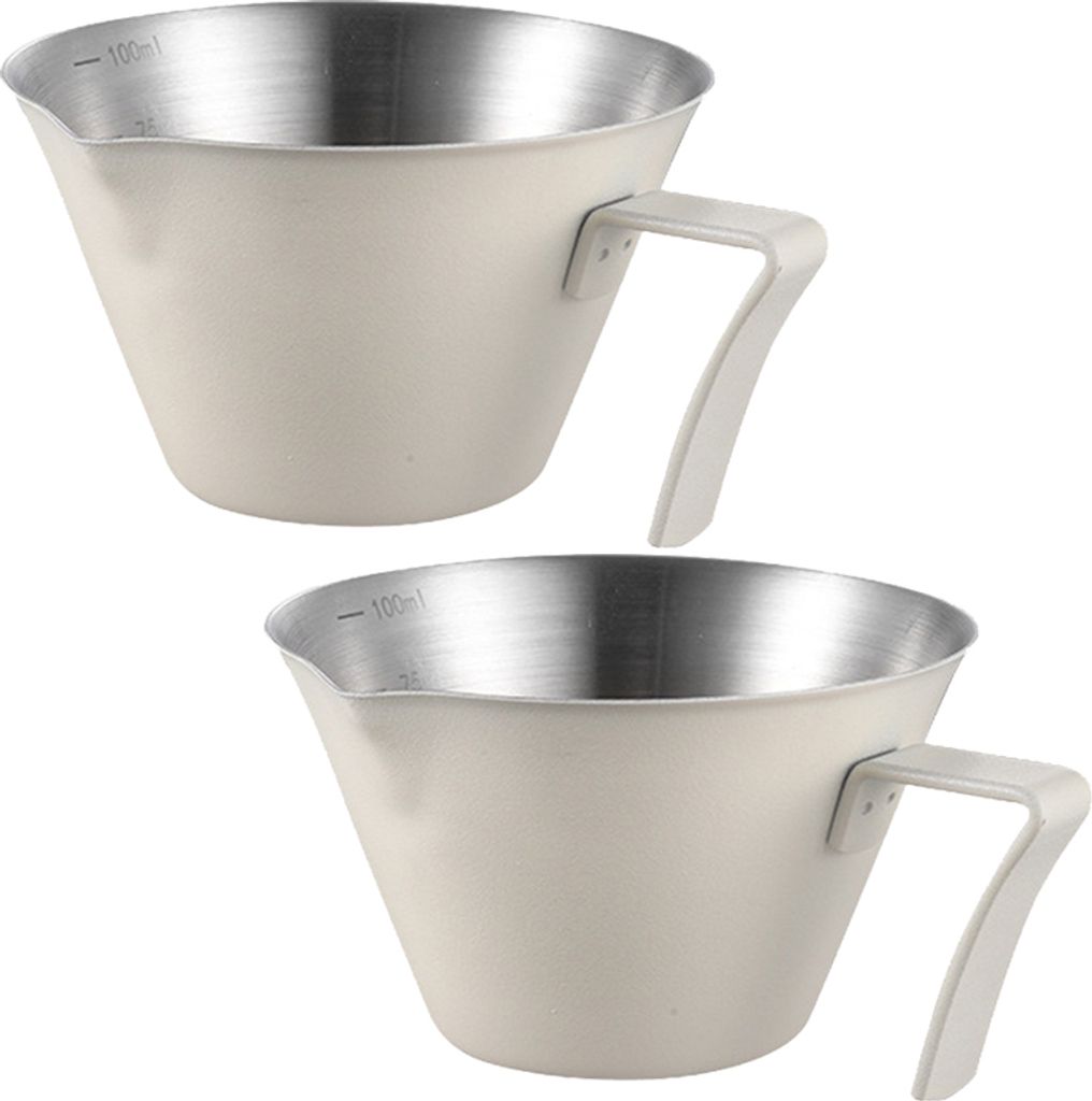 2Stk Edelstahl Espresso Messbecher Mit Griff | Kaufland.de