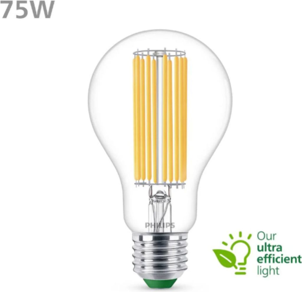 Philips LED E27 A70 Filament Klar 5,2W = 75W | Kaufland.de