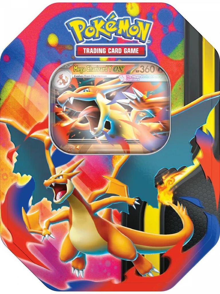 Pokémon TCG Mega Charizard ex Tin (anglicky)
