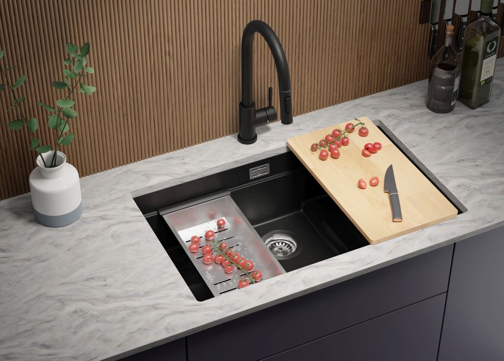 Unterbauspüle Granit Alles Schwarz 76x47 cm, | Kaufland.de