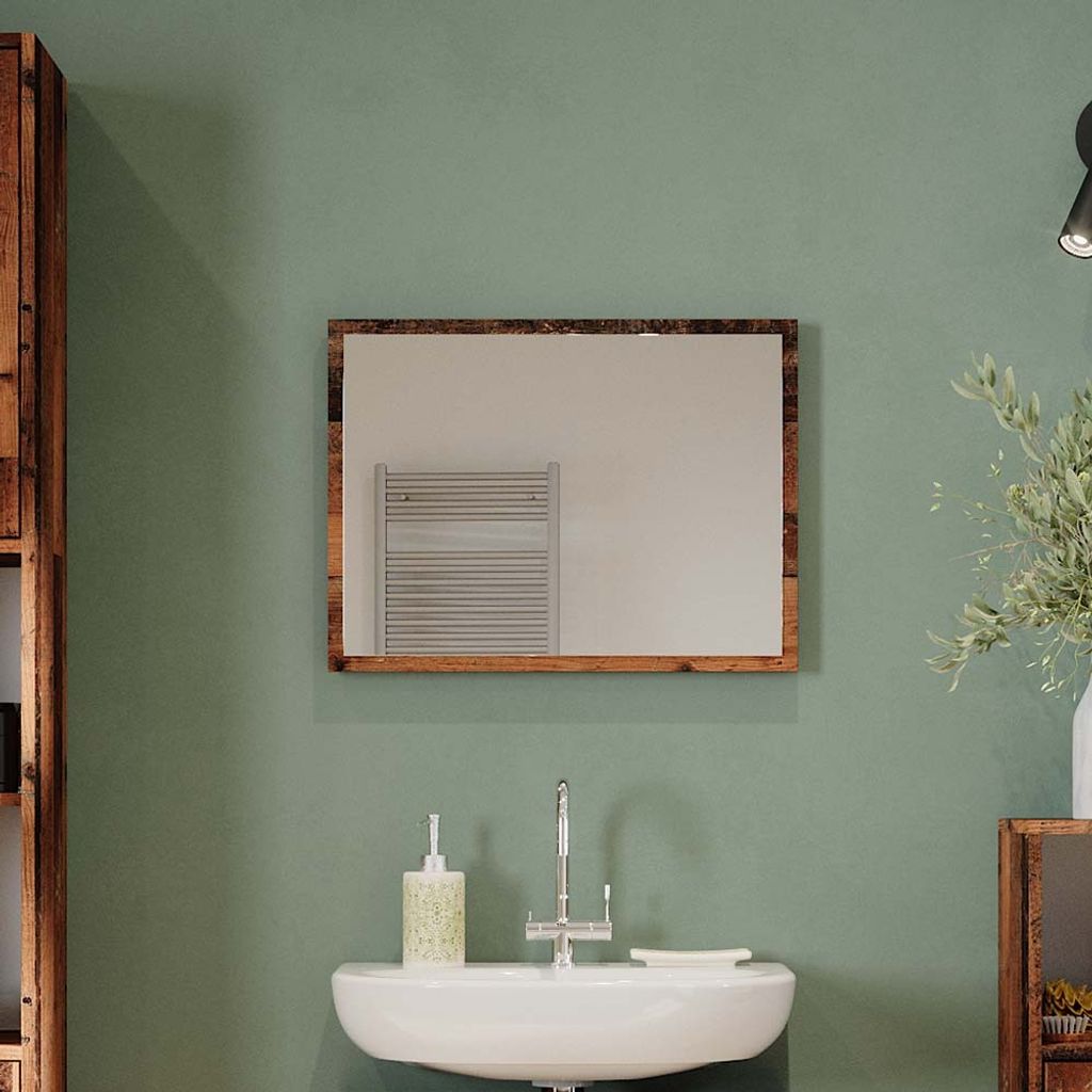 Vicco Koupelnové zrcadlo Kiko, 45 x 60 cm, Rustikální dub Obrázek ...