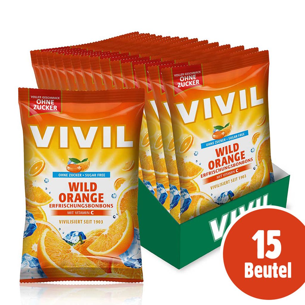 VIVIL Wild Orange Erfrischungsbonbons ohne | Kaufland.de