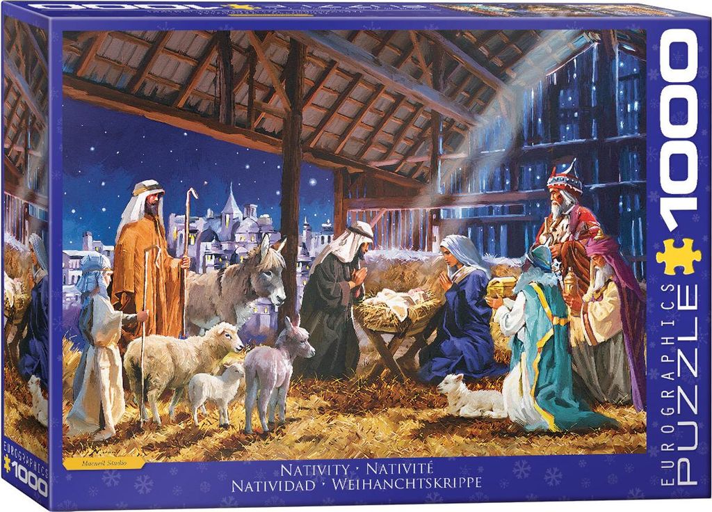 EUROGRAPHICS Puzzle Bethlehem 1000 Teile Klassische Puzzles