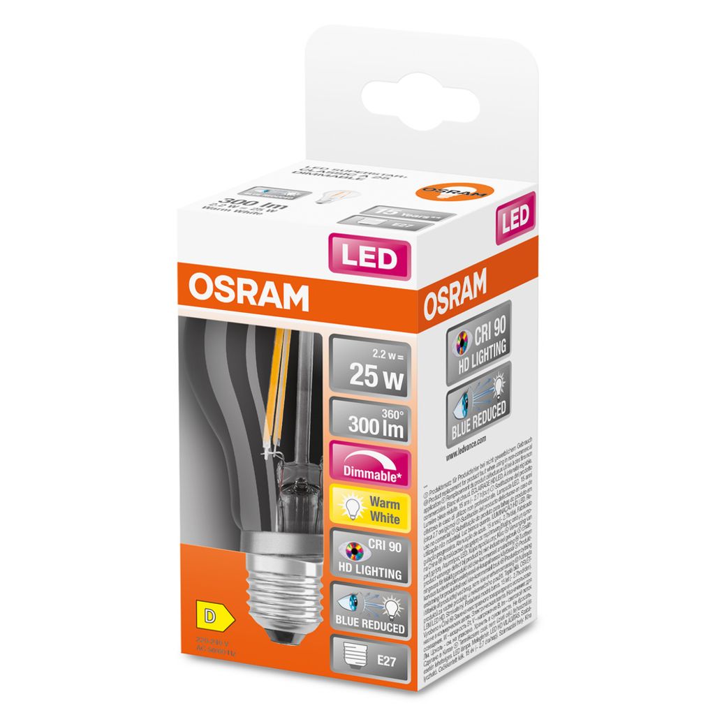 OSRAM SUPERSTAR+ CLASSIC A FIL 25 LED-Lampe, | Kaufland.de