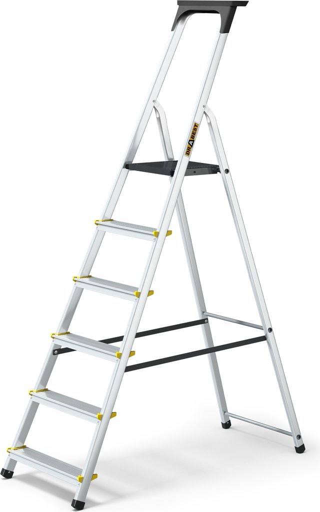 Aluminium-Klappleiter mit Regal 6 Stufen | Kaufland.de