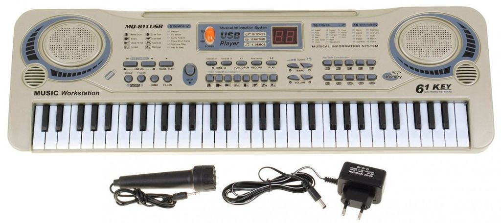 Elektronické klávesy s mikrofonem kláves MP3 | Kaufland.cz