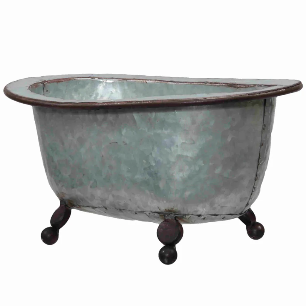 Deko Badewanne Metall 34x19,5cm Pflanzschale | Kaufland.de