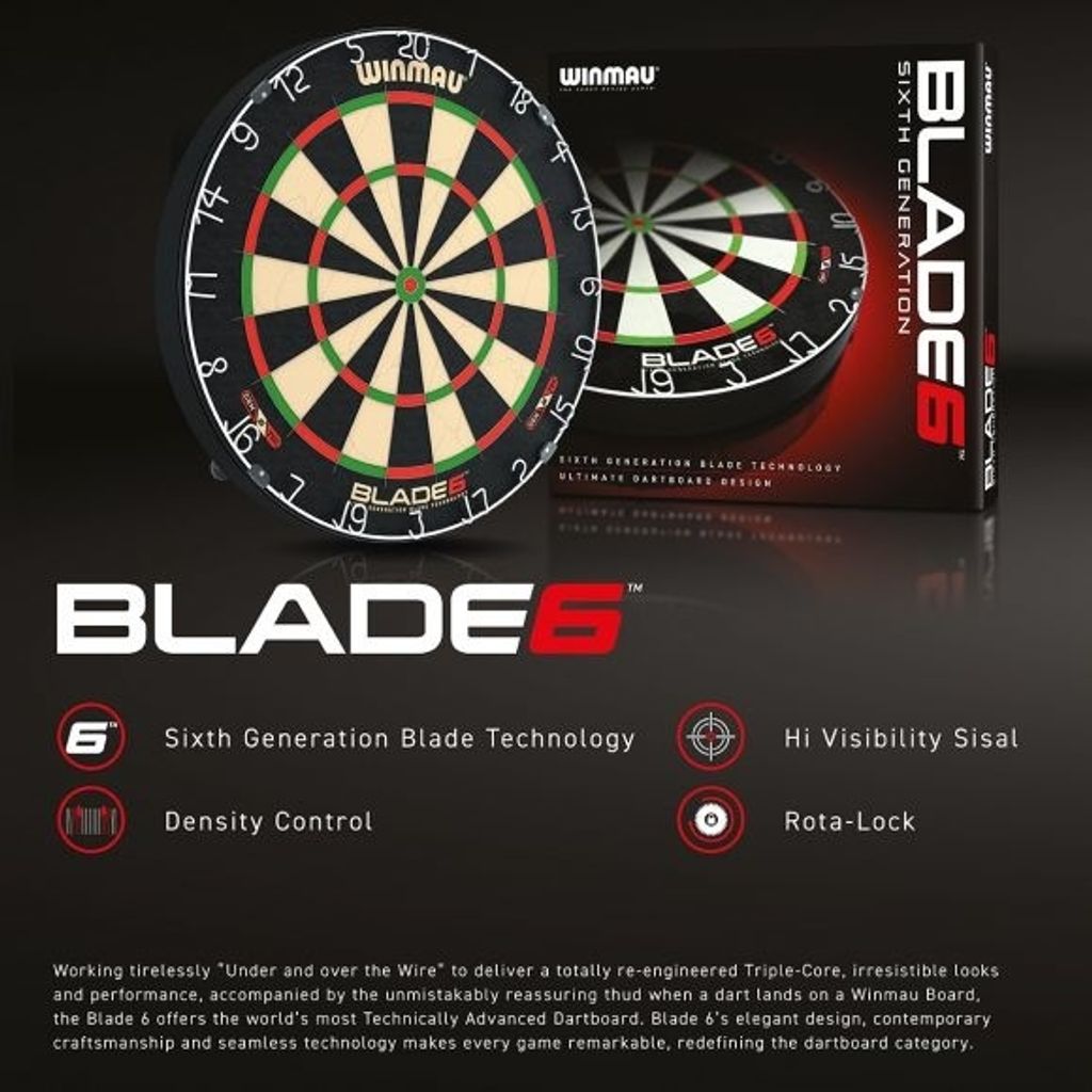 Winmau Blade 6 Dartscheibe Set + 2 Sets | Kaufland.de