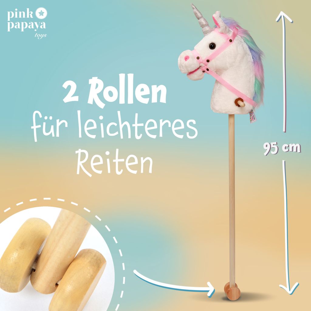 Pink Papaya Steckenpferd (Einhorn) - Rainbow | Kaufland.de