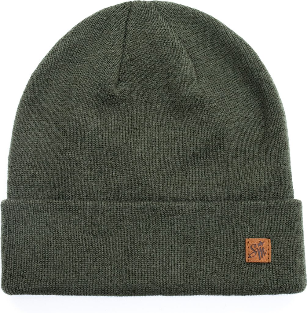 Smith & Miller Basic Cuff Beanie, dark olive | Kaufland.de