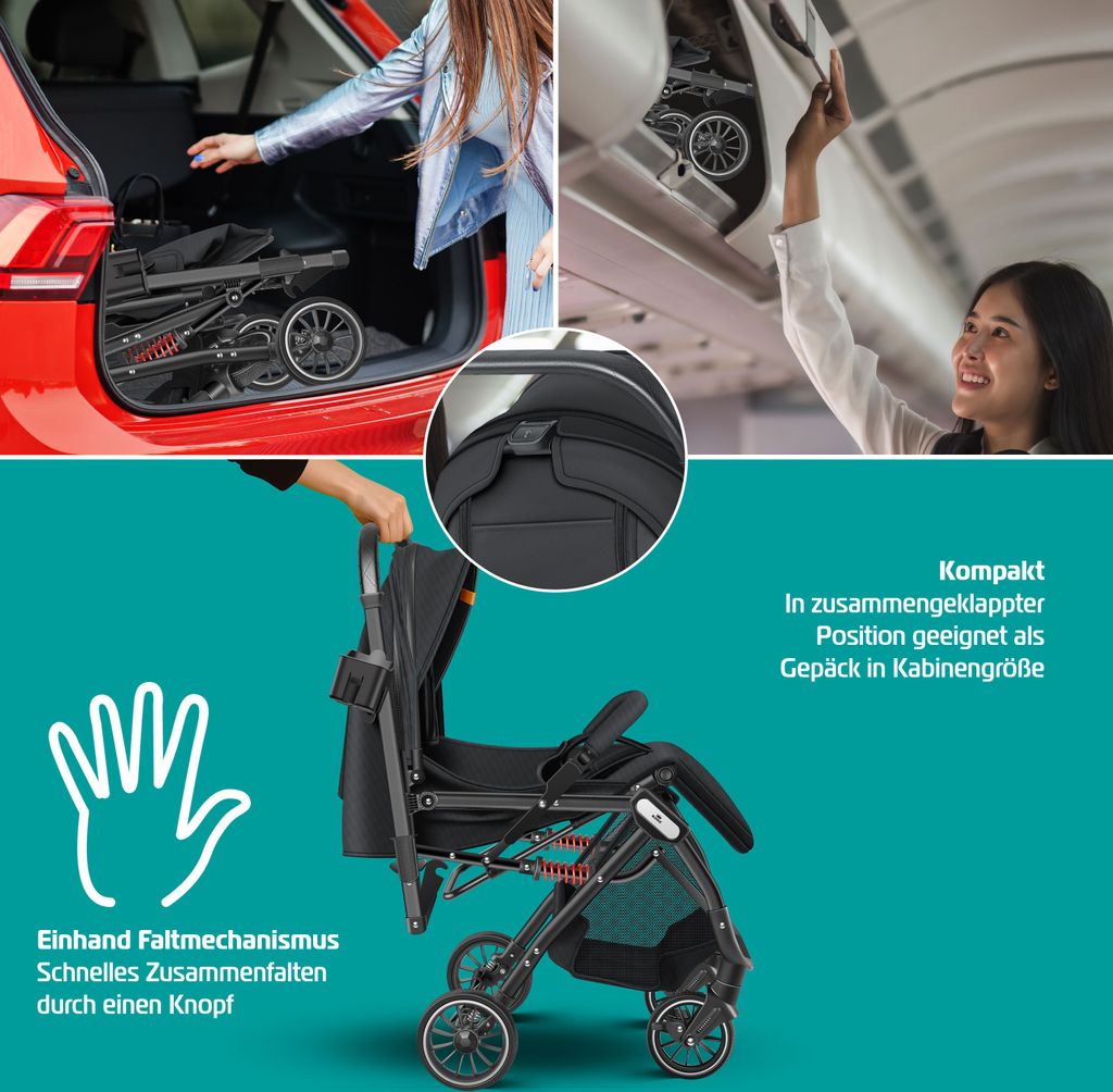 KIDIZ® Kinderwagen Kinderbuggy klappbar | Kaufland.de