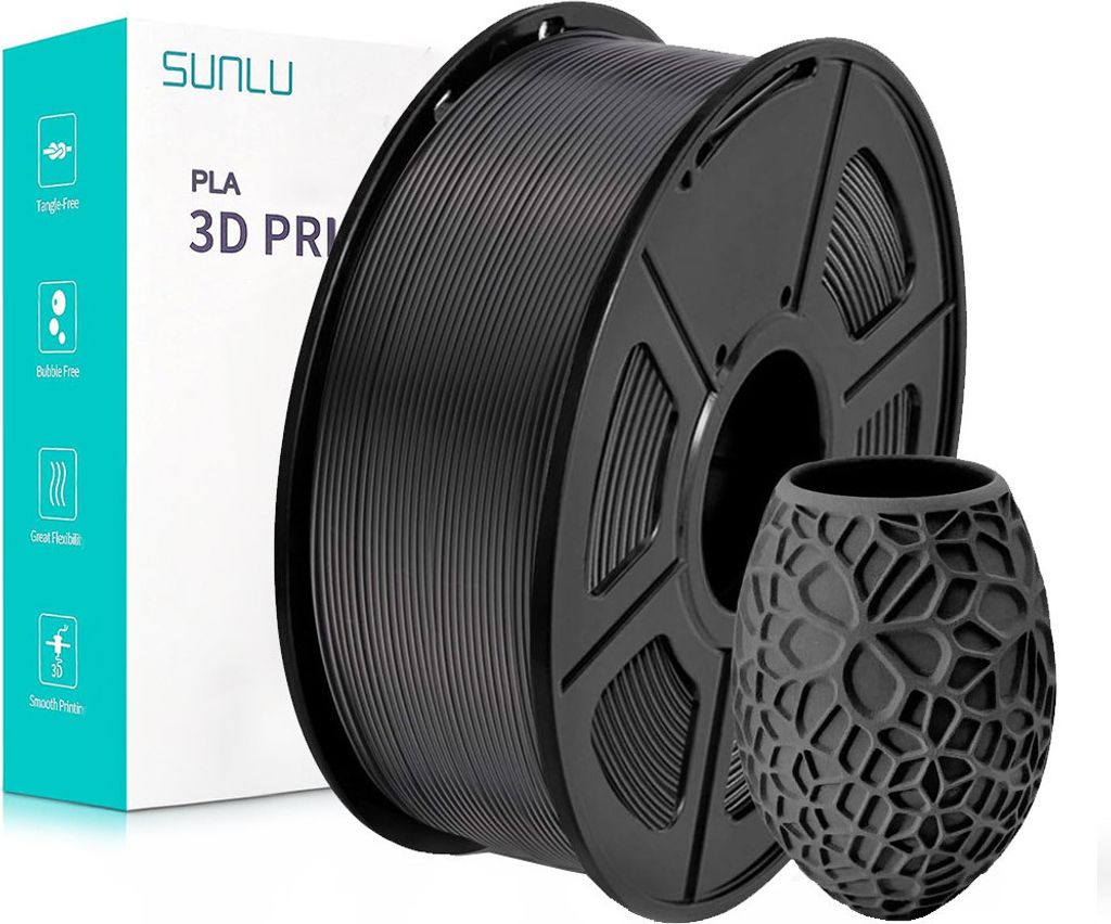 Sunlu PLA Filament Black 1.75mm 1kg | Kaufland.de