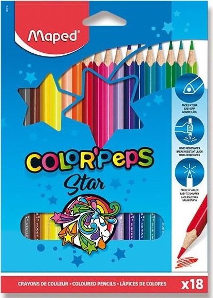 Pastelky Color Peps 18 ks 18 ks Farbička | Kaufland.sk