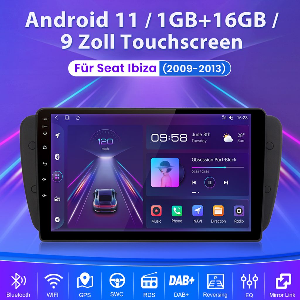 DAB Android12 NAVI Autoradio Für Smart Fortwo | Kaufland.de