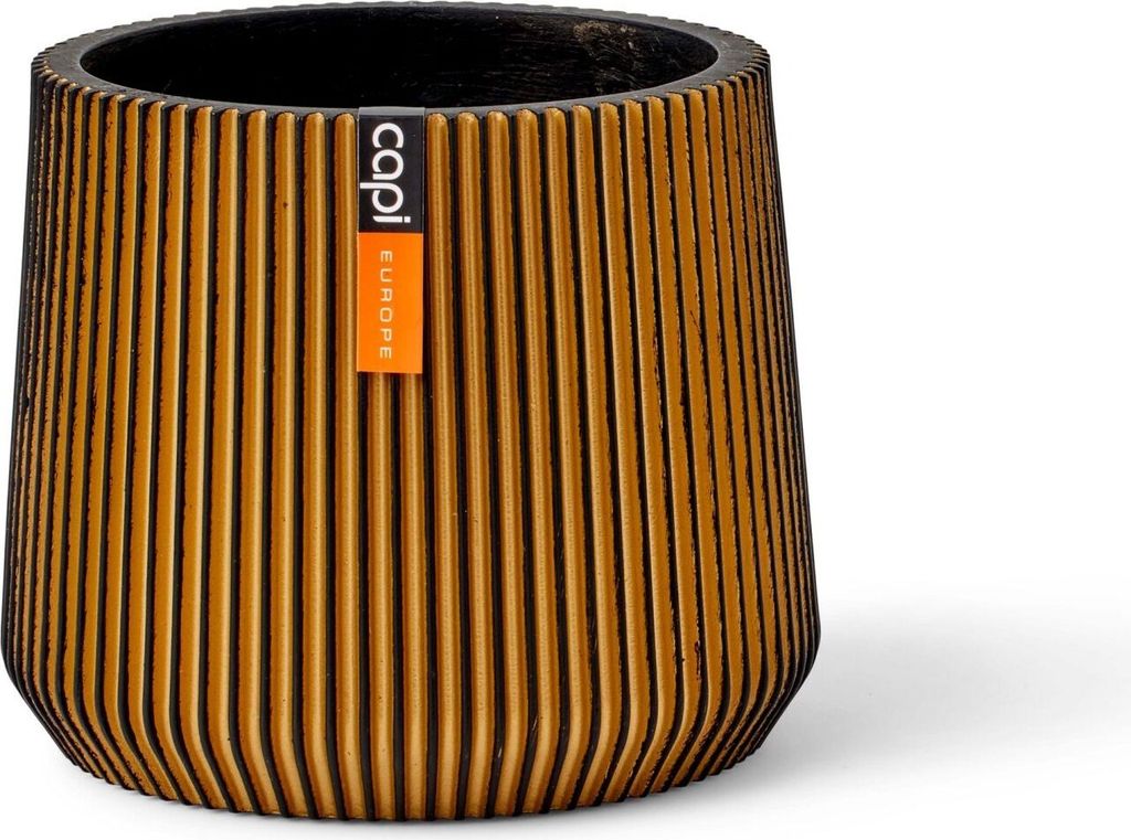 Capi Europe Sandbag Groove Black & Gold - 20x17 - Gold