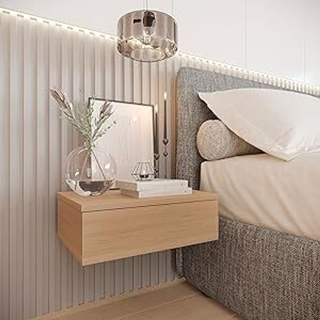 KOMTO Wandregal mit Schublade - Nachttisch | Kaufland.de