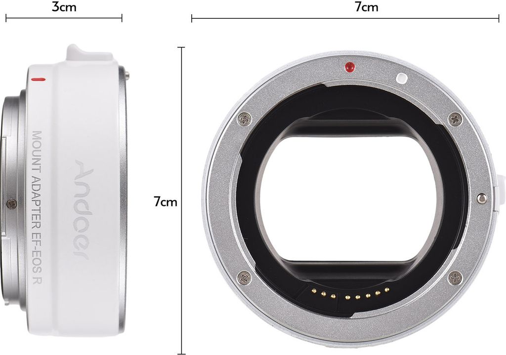 Andoer EF-EOSR kroužek adaptéru objektivu pro | Kaufland.cz