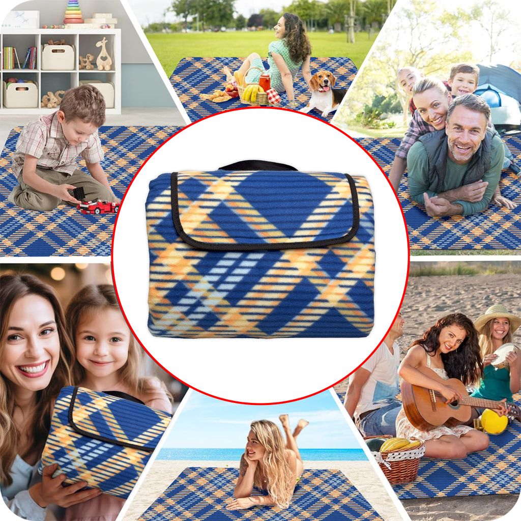 Picknickdecke 200x200cm XXL Wasserdicht | Kaufland.de