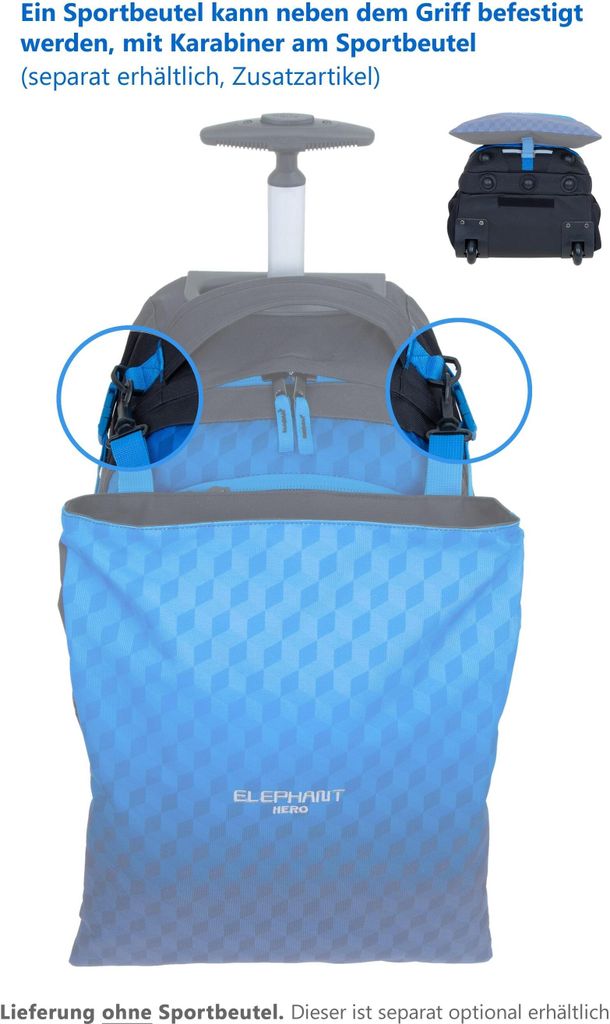 Schultrolley Elephant Hero Signature Trolley | Kaufland.de