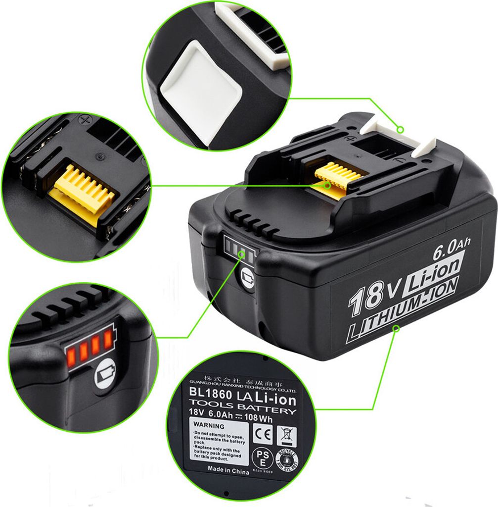 18V 5,0Ah akumulátor pre BL1860 BL1850 BL1840 | Kaufland.sk