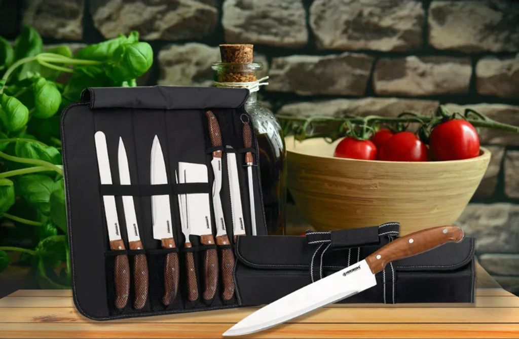 Herzberg HG-K9W: 9dílná sada nožů s rolovacím | Kaufland.cz