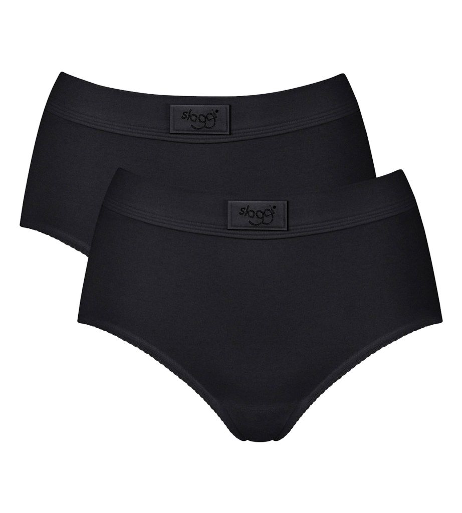sloggi Double Comfort Maxi 2P BLACK 44 Slip | Kaufland.de