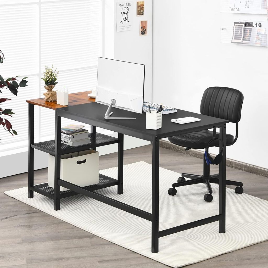 GOPLUS Schreibtisch mit 2 Ablagen, | Kaufland.de