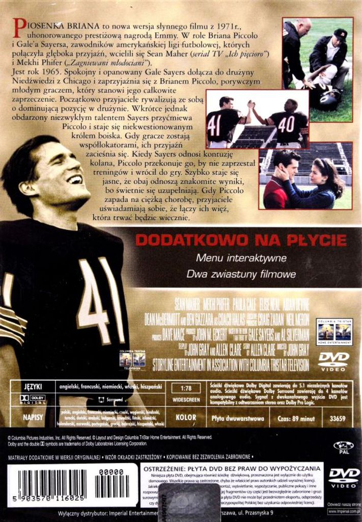 Brian's Song [DVD] Westeuropäische Musik | Kaufland.de