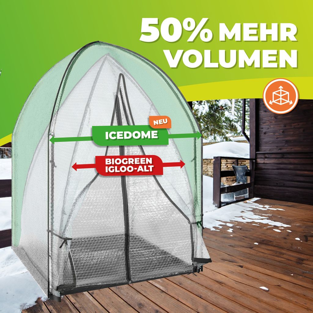 BioGreen Überwinterungszelt "ICEDOME | Kaufland.de