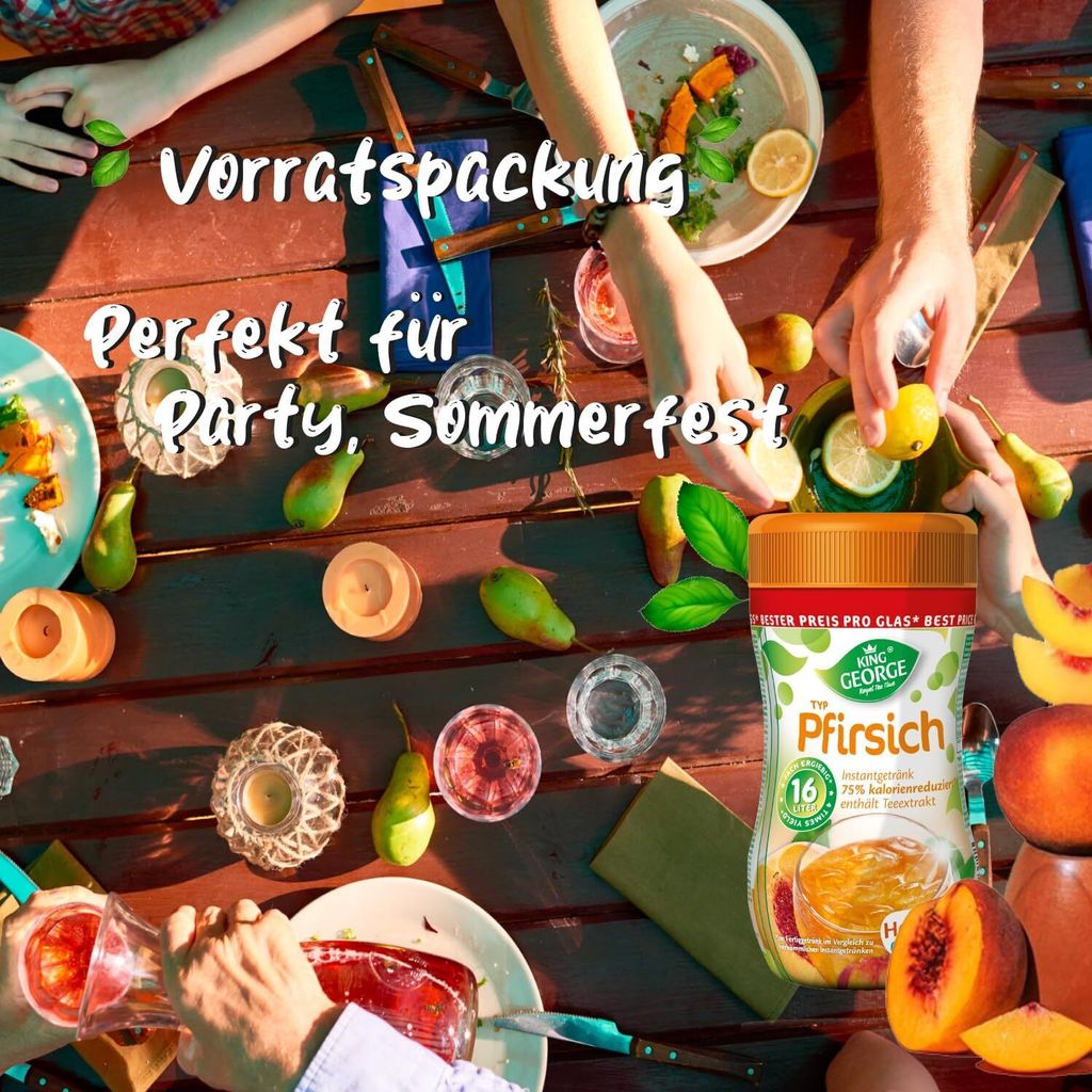 KING GEORGE Instant Tee Pfirsich 16L | Kaufland.de