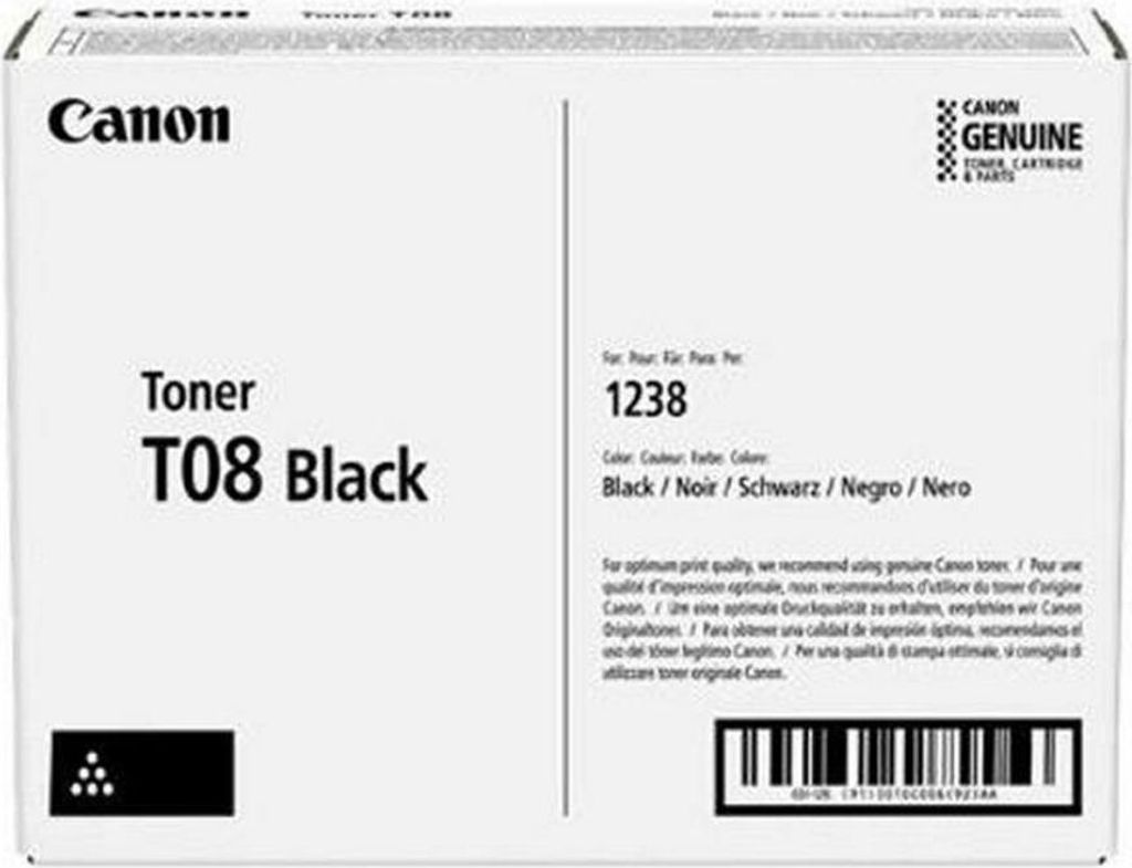 Canon T08 - Schwarz - original - Tonerpatrone Toner