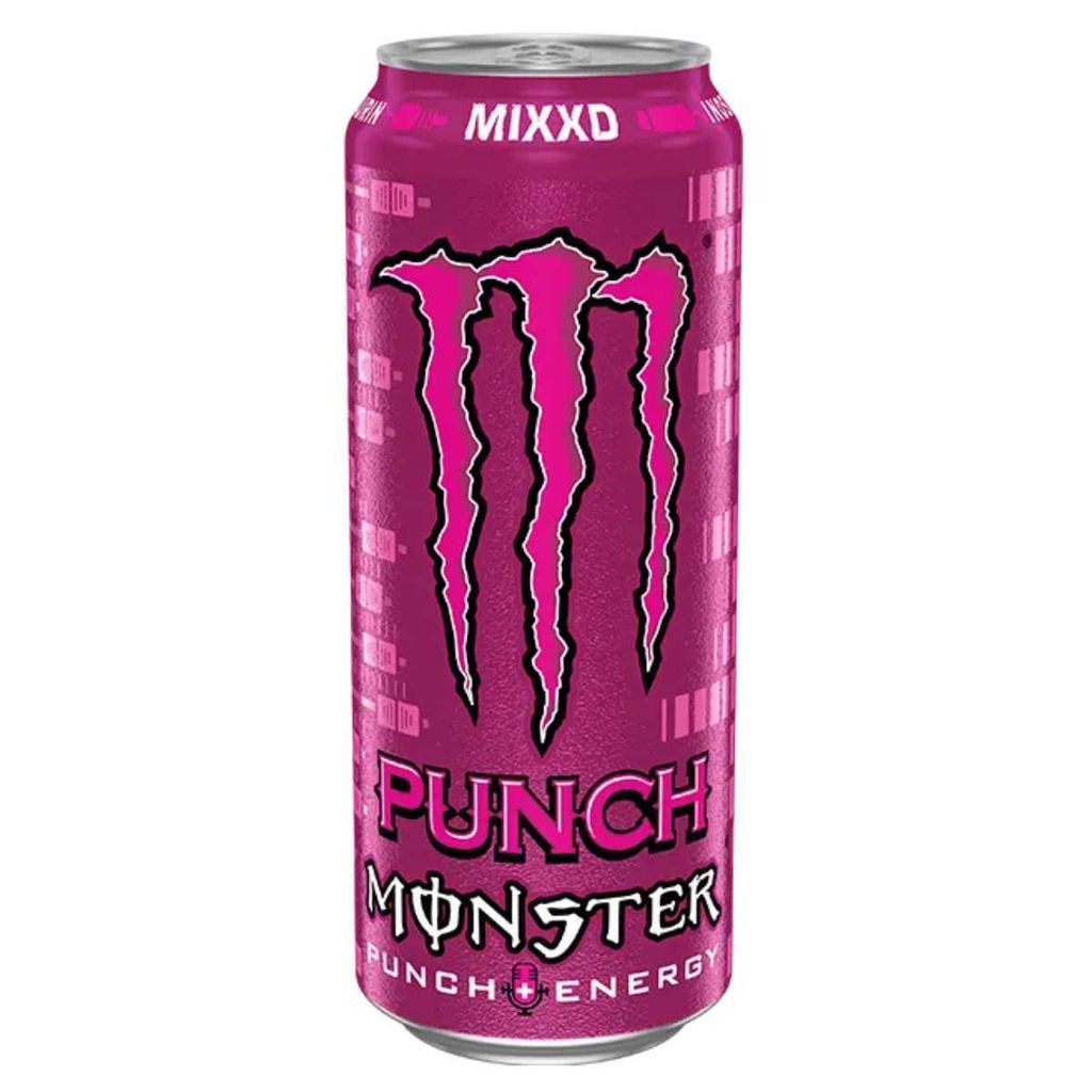 Monster Punch Energy Mixxd ovocný šumivý Fruit Punch 500ml