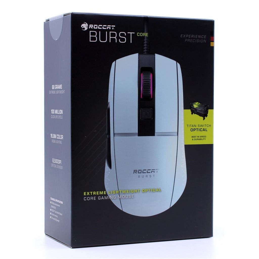 ROCCAT Burst Core herní myš, bílá | Kaufland.cz