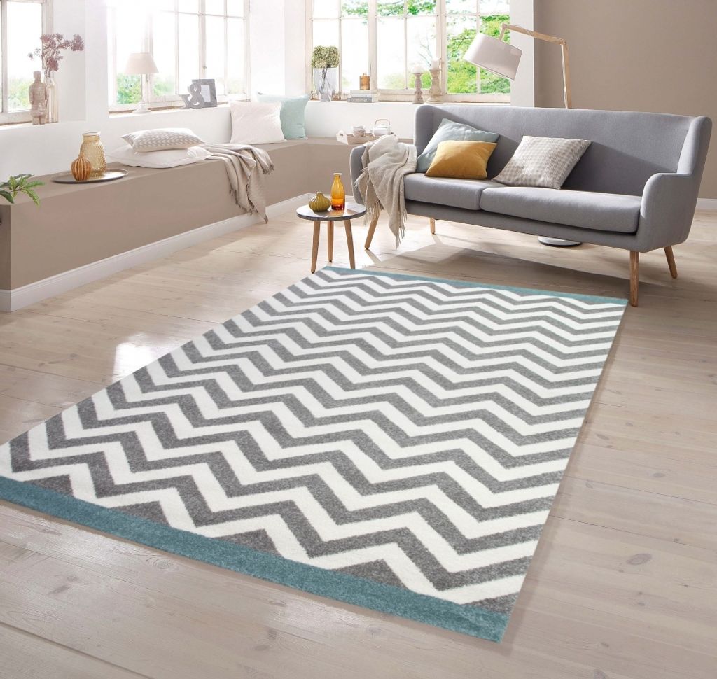 Teppich Skandinavisches Design in Grün Creme | Kaufland.de