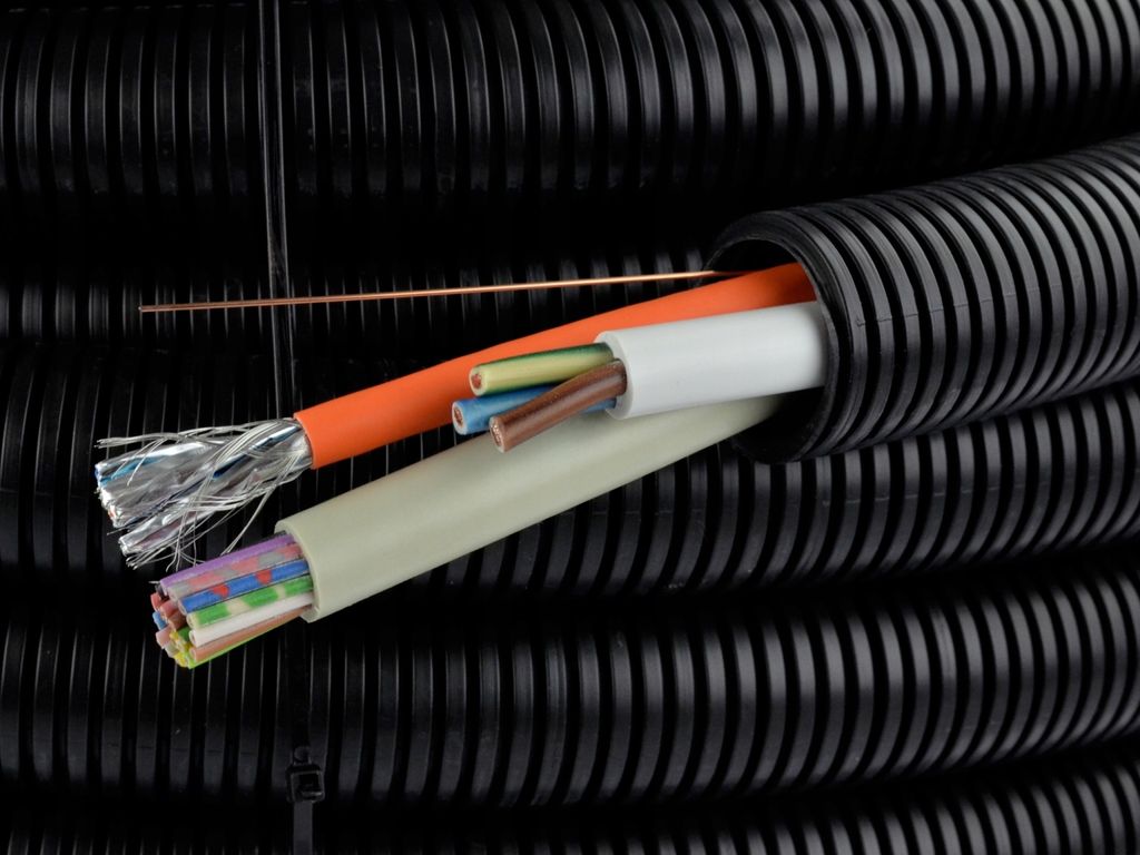 Wellrohr mit Kabelführung 16mm 50m schwarz | Kaufland.de