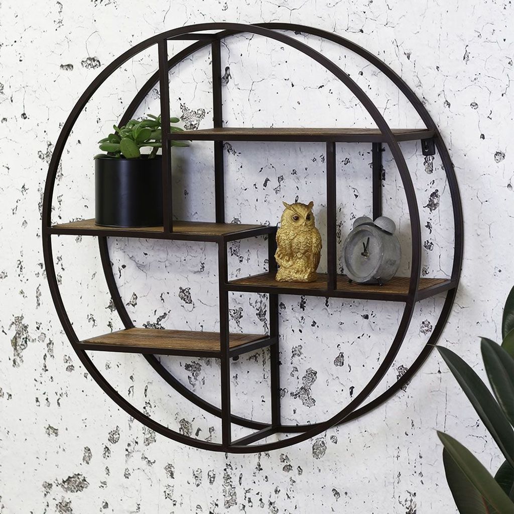 Livin24 Wandregal rund Ivar Mangoholz | Kaufland.de